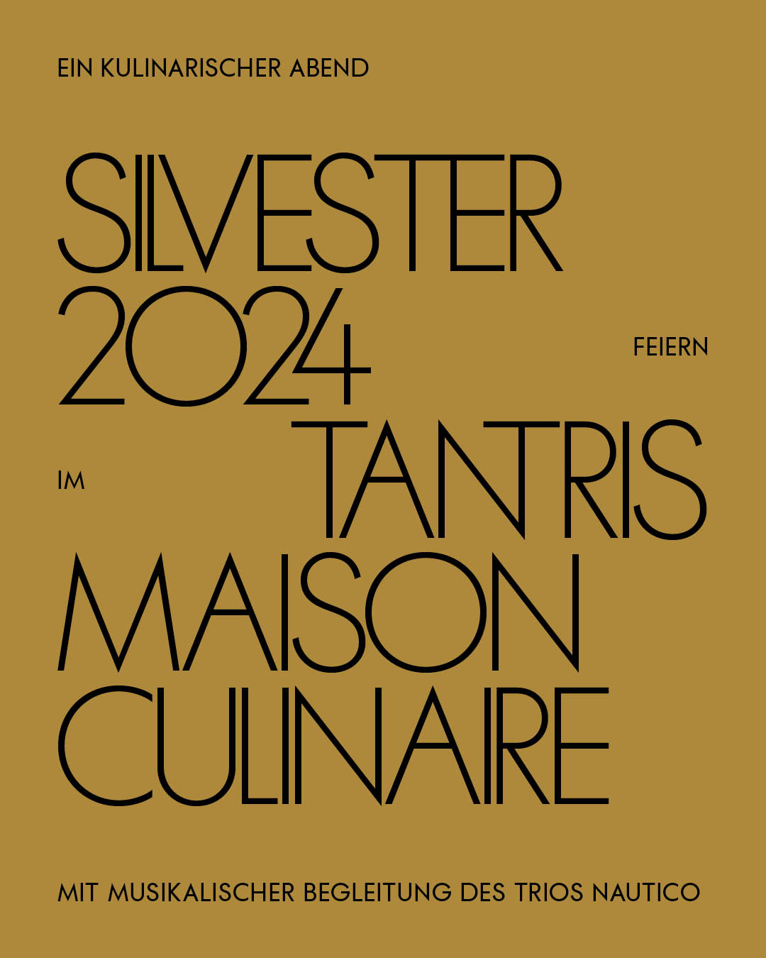 CURRENT EVENTS - Tantris Maison Culinaire